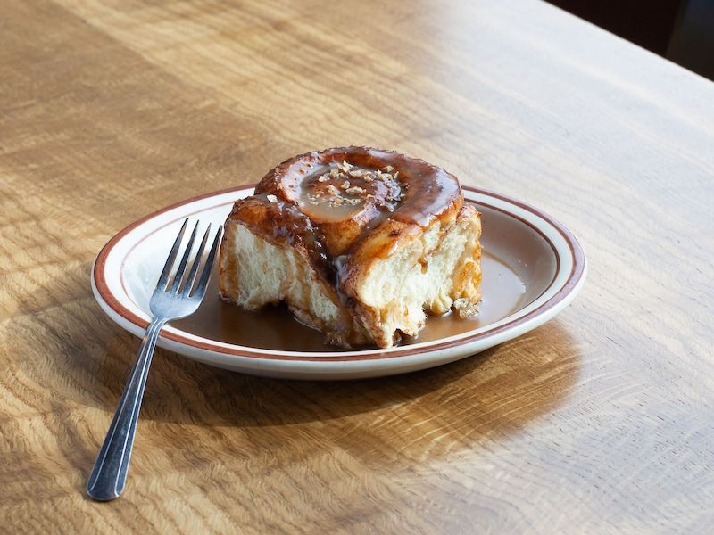 Bourbon Caramel Cinnamon Roll | Pine State Biscuits